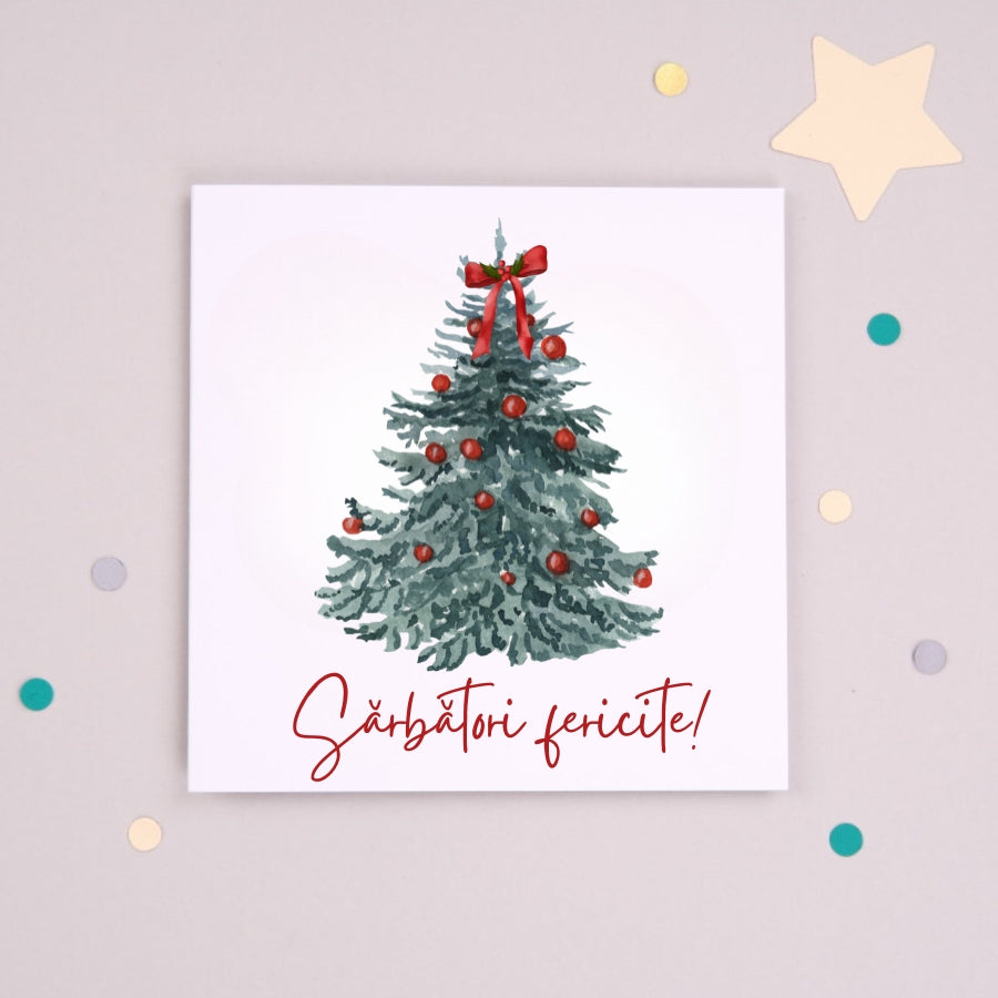 Felicitare cadou pentru sarbatorile de iarna - Happy Holidays – WonderStore